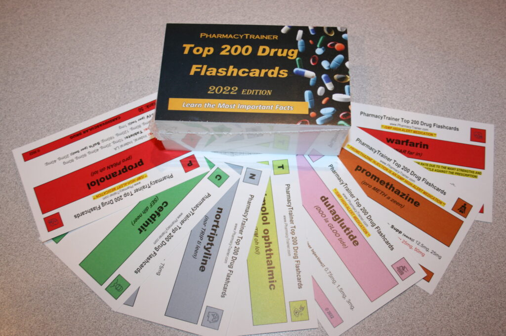 Top 200 Drug Flashcards – The Most Recent 2022 Edition! Makes Learning ...